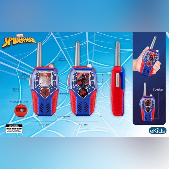 Marvel | Toys | Nwt Spider Man Walkie Talkies | Poshmark